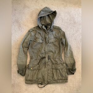 Aritzia | Jackets & Coats | Aritzia Talula Trooper Utility Cotton ...